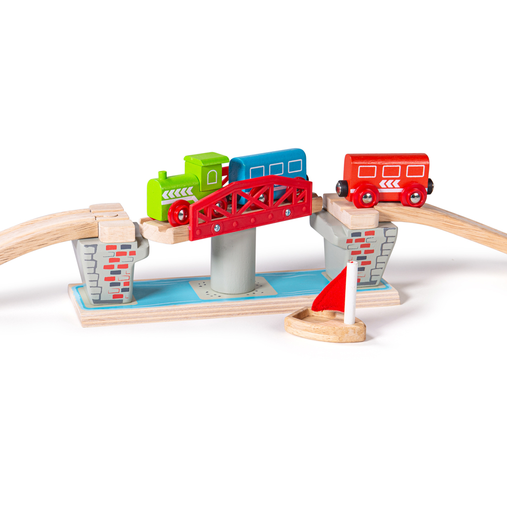 BIGJIGS RAIL WOODEN Swing Bridge - Train Set Accessories Playset £19.99 ...